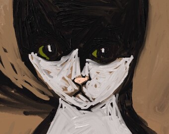 Sweet Dee the Big Flightless Bird 5x10 print