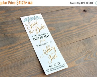 Consider Yourself Booked Save the Date Bookmark DIGITAL
