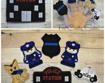 Policeman puppet | Etsy