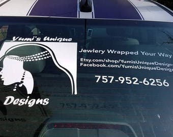 Rear window decal | Etsy