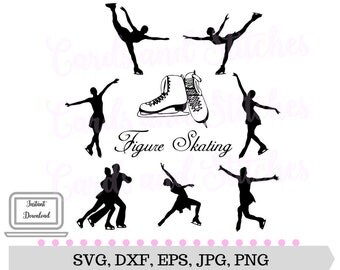 Figure skating svg | Etsy