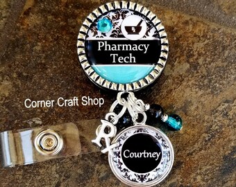 Pharmacy tech badge | Etsy