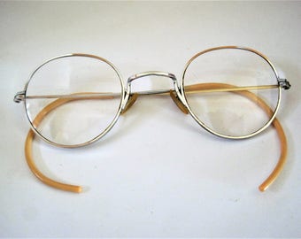 Wire rimmed glasses | Etsy