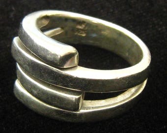 Overlapping ring | Etsy