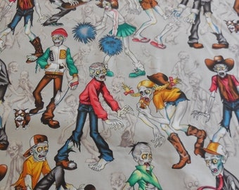 Zombie fabric | Etsy