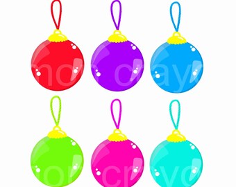 Bauble clipart | Etsy