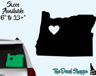 Oregon decal | Etsy