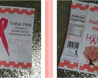 Breast cancer favors | Etsy