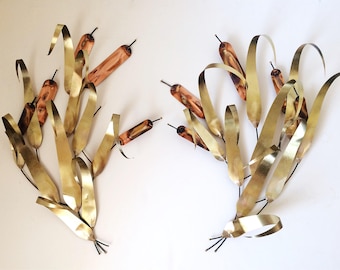 Metal cattails | Etsy