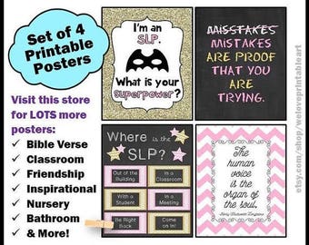 Speech therapy sign | Etsy