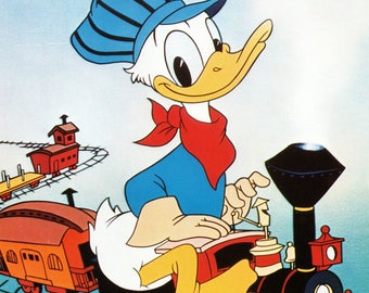 Donald duck poster | Etsy