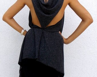 Backless blouse | Etsy