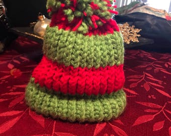 Knit elf hat | Etsy
