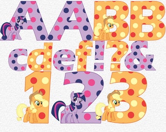 Little pony alphabet | Etsy