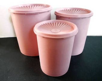 Tupperware canister | Etsy