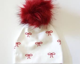 Baby pom pom hat | Etsy