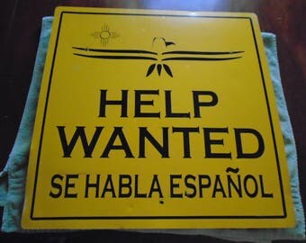 Help wanted sign | Etsy