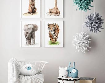 Animal poster | Etsy