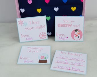 Lunch box cards | Etsy