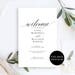 Folded wedding program template Folded wedding program