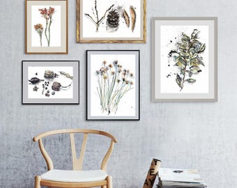 Botanical poster | Etsy