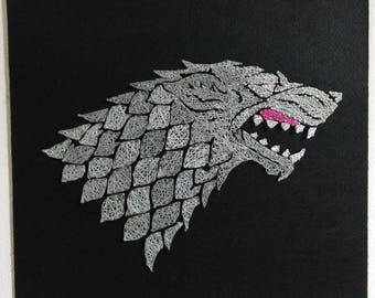 String art wolf | Etsy