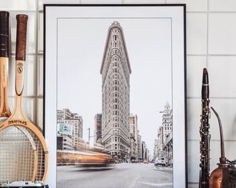 New York sketch Flatiron Building New York City Archival