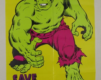 Hulk poster | Etsy