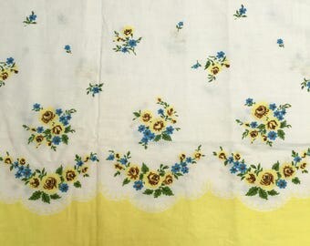 Border print fabric | Etsy