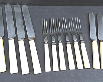 Bone handle fork | Etsy