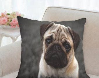 Pug pillow | Etsy