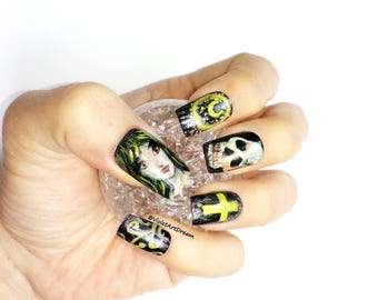 Acrylic nails | Etsy