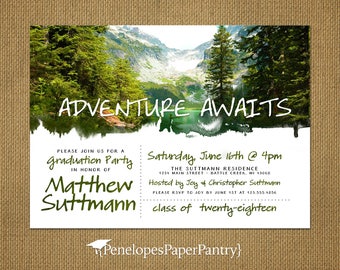 Lake invitation | Etsy