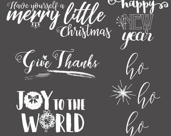 Holiday overlay | Etsy