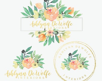 Flower watermark | Etsy