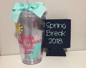 Beach tumblers | Etsy