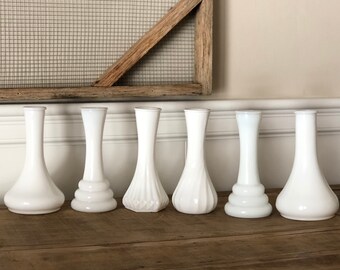 Small white vase | Etsy