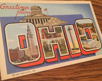 Ohio postcard | Etsy