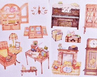 Furniture decals | Etsy