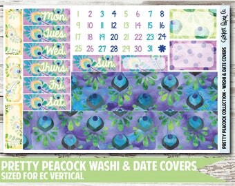 Peacock stickers | Etsy