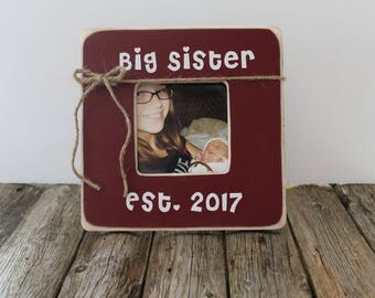 Big sister frame | Etsy