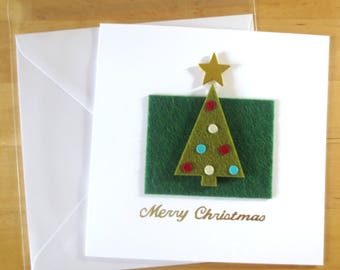 Christmas tree card | Etsy