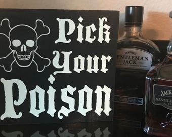 Pick your poison | Etsy