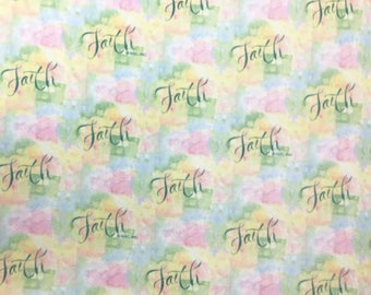 Christian fabric | Etsy