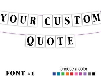 Quote banner | Etsy