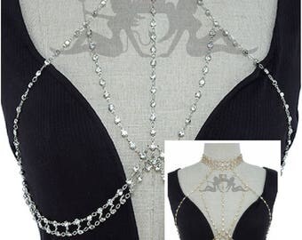 Rhinestone bralette | Etsy