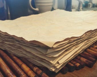 Coffee stained paper | Etsy