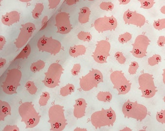 Pig fabric | Etsy
