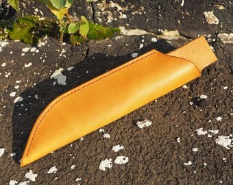 Leather knife sheath | Etsy