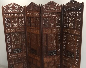 Asian folding screen | Etsy